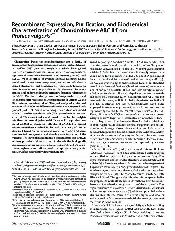 (PDF) Recombinant expression, purification and biochemical characterization of a superoxide ...