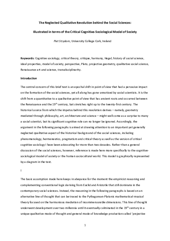 (PDF) The Neglected Qualitative Revolution behind the Social Sciences ...