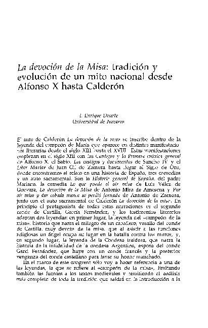(PDF) La devoción de la misa": tradición y evolución de un mito ...