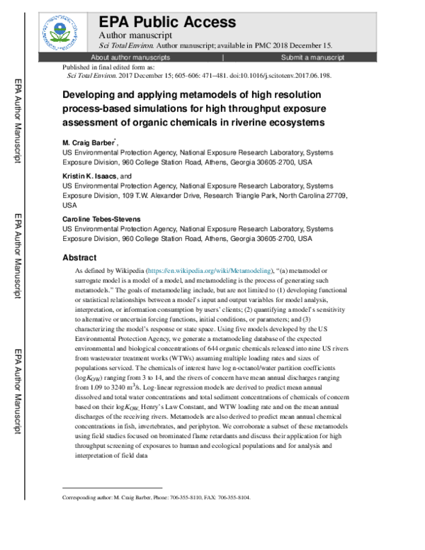 (PDF) Developing and applying metamodels of high resolution process ...