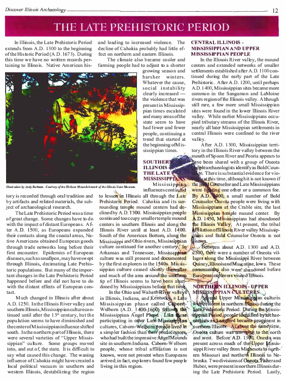 (PDF) Esarey2001 The Late Prehistoric Period Discover Illinois Archaelogy