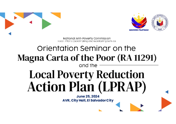 (PDF) Local Poverty Reduction Action Plan