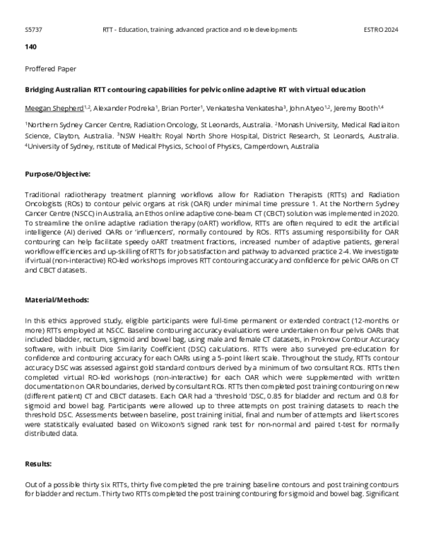 (PDF) Bridging Australian RTT contouring capabilities for pelvic online ...