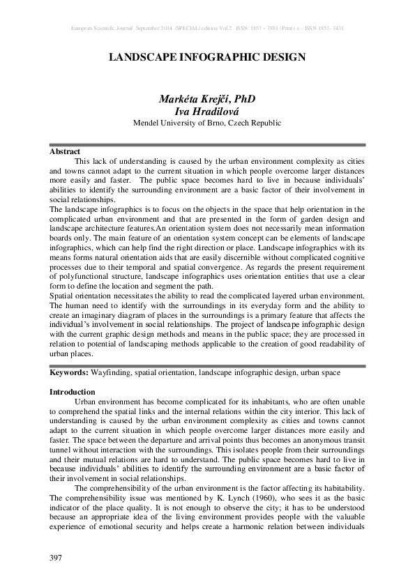 (PDF) Landscape Infographic Design
