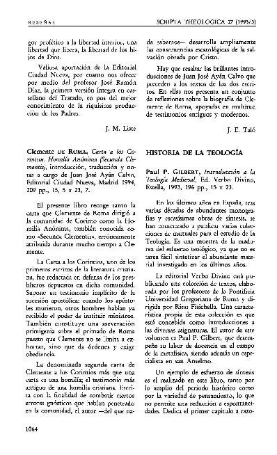 (PDF) Paul P. GILBERT, Introducción a la Teología Medieval, Ed. Verbo ...