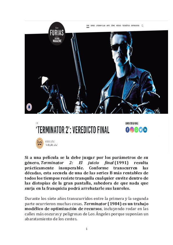 (PDF) Terminator 2 Veredicto final