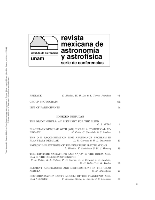 (PDF) Revista Mexicana de Astronomía y Astrofísica