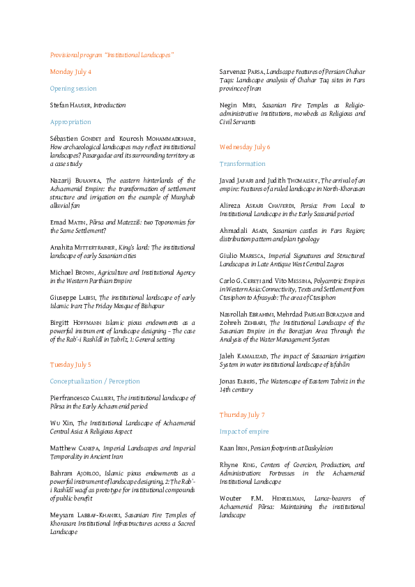 (PDF) 2022. Imperial Signatures and Structured Landscapes in Late ...