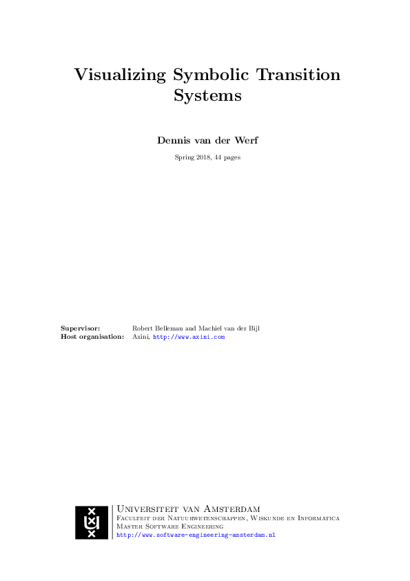 (PDF) Visualizing Symbolic Transition Systems | Machiel Van der Bijl - Academia.edu