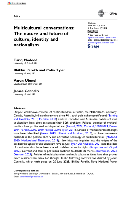 (PDF) Multicultural conversations: The nature and future of culture ...