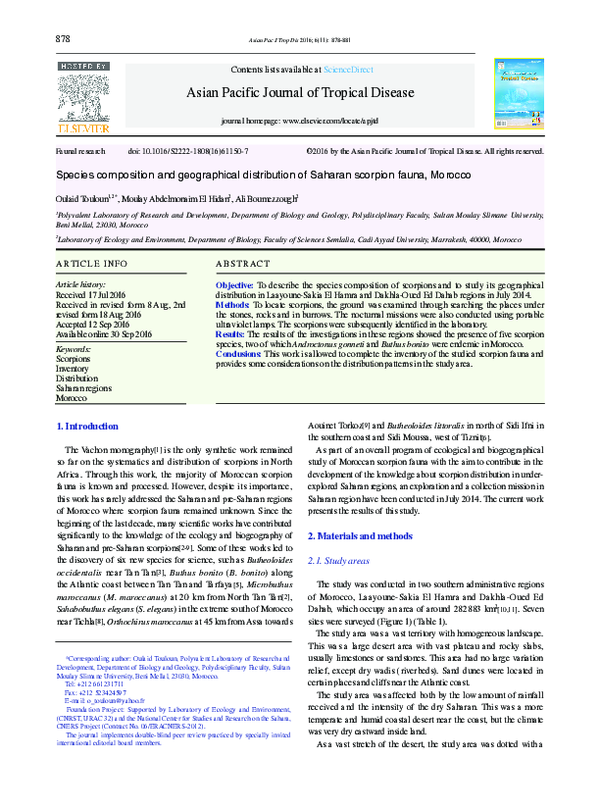 (PDF) Species composition and geographical distribution of fishes in ...