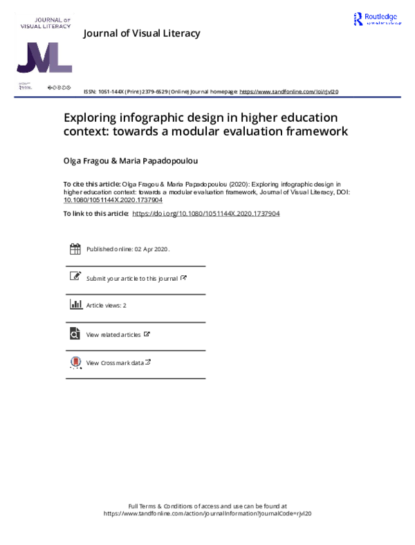 (PDF) Exploring infographic design in higher education context: towards ...