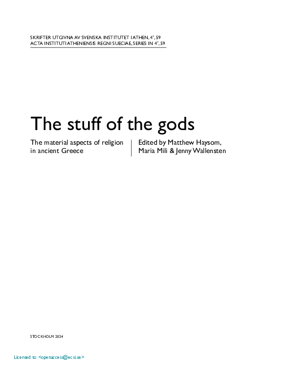 (PDF) Hedvig von Ehrenheim, ‘Incubation rituals: Creating a locality ...