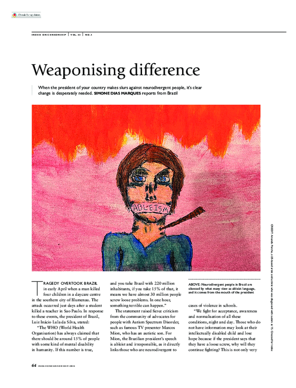 (PDF) Weaponising difference