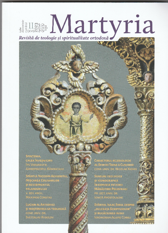 (PDF) Lucian al Antiohiei şi moştenirea sa teologică [RO]