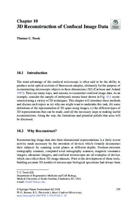 (PDF) 3D Reconstruction of Confocal Image Data