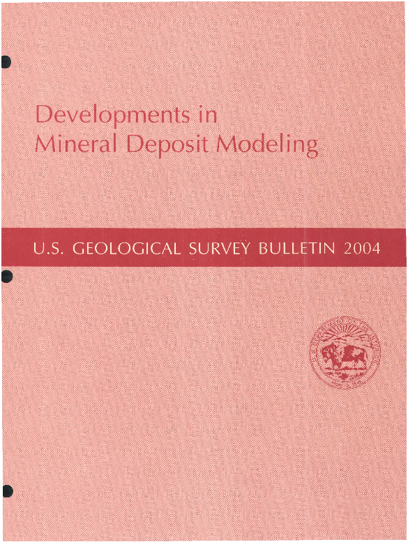 (PDF) Developments in mineral deposit modeling