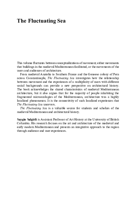 (PDF) The Fluctuating Sea