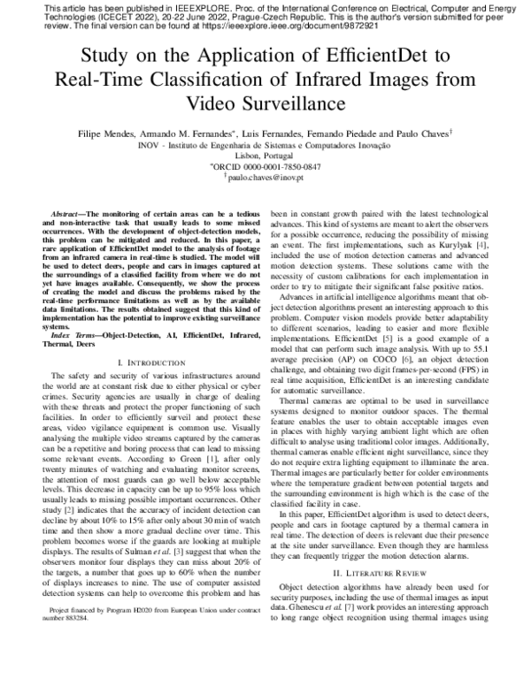 (PDF) Study on the Application of EfficientDet to Real-Time ...