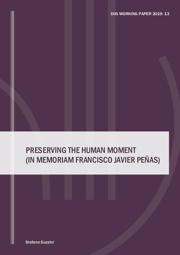 (PDF) Preserving the Human Moment : in memoriam Francisco Javier Penas ...