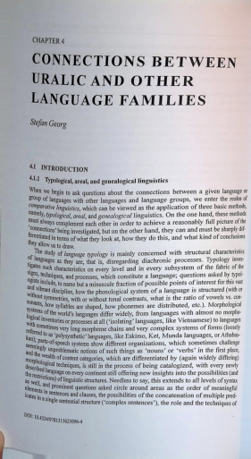 (PDF) Connections between Uralic and other language families