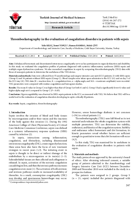 (PDF) Thromboelastography