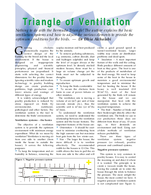 (PDF) Triangle of V riangle of V entilation entilation