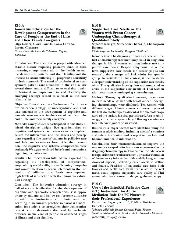 (PDF) Supportive Care Needs in Thai Women with Breast Cancer Undergoing Chemotherapy: A ...