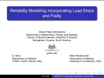 (PDF) Reliability modelling incorporating load share and frailty