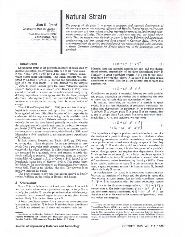 (PDF) Natural Strain