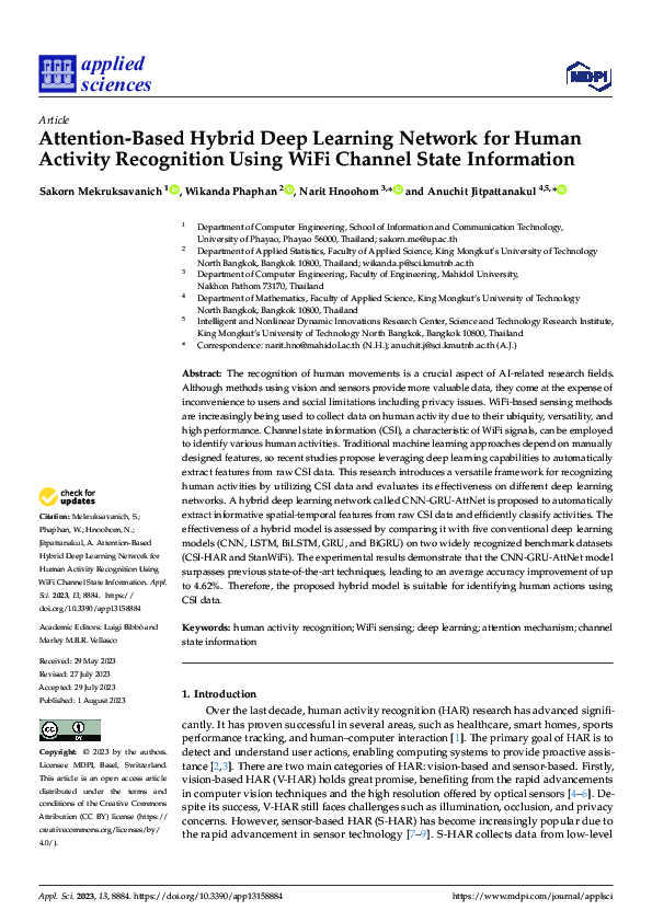(PDF) Attention-Based Hybrid Deep Learning Network for Human Activity Recognition Using WiFi ...