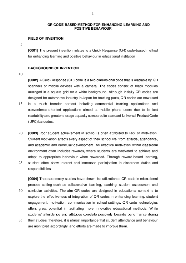Pdf Qr Code Based Method For Enhancing Learning And Positive Behaviour
