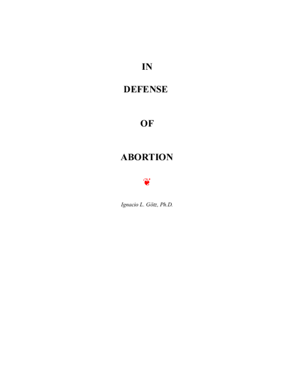 (PDF) ABORTION