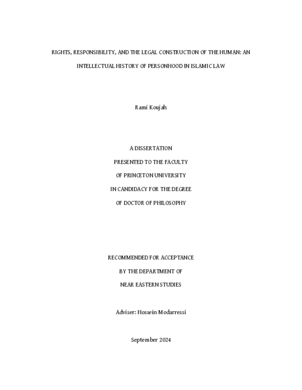 (PDF) Rights, Responsibility, and the Legal Construction of the Human ...