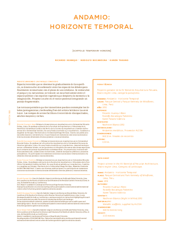 (PDF) Andamio: Horizonte Temporal