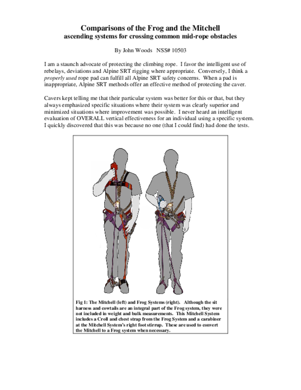 (PDF) Comparisons of the Frog and the Mitchell ascending systems for ...