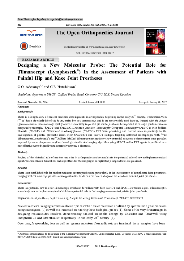 (PDF) Designing a New Molecular Probe: The Potential Role for ...