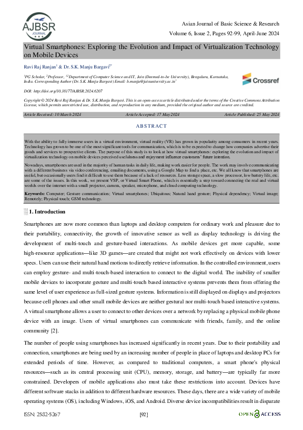 (PDF) Virtual Smartphones: Exploring the Evolution and Impact of ...