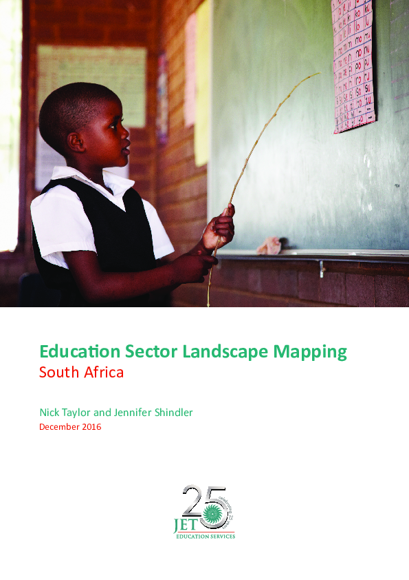 (PDF) Education Sector Landscape Mapping South Africa