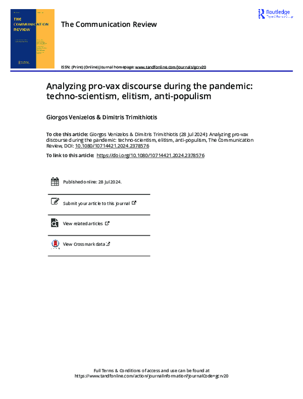 (PDF) The Communication Review