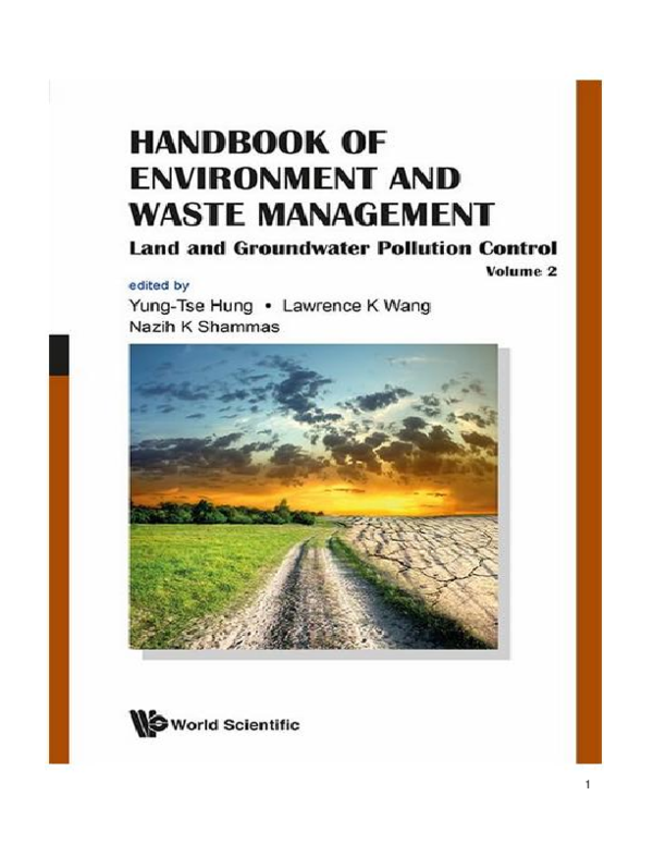 (PDF) HANDBOOK OF ENVIRONMENT AND WASTE MANAGEMENT, VOLUME 2, LAND AND ...
