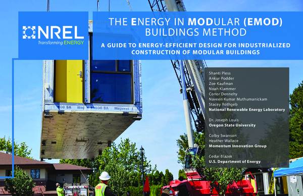 (PDF) The Energy in Modular (EMOD) Buildings Method: A Guide to Energy ...