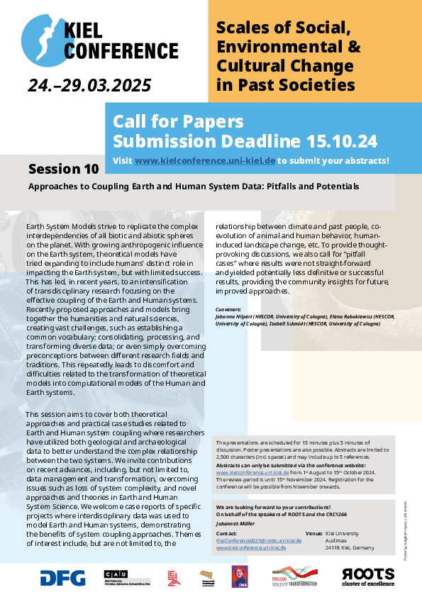 (PDF) Coupling Earth and Human Systems: Challenges Ahead