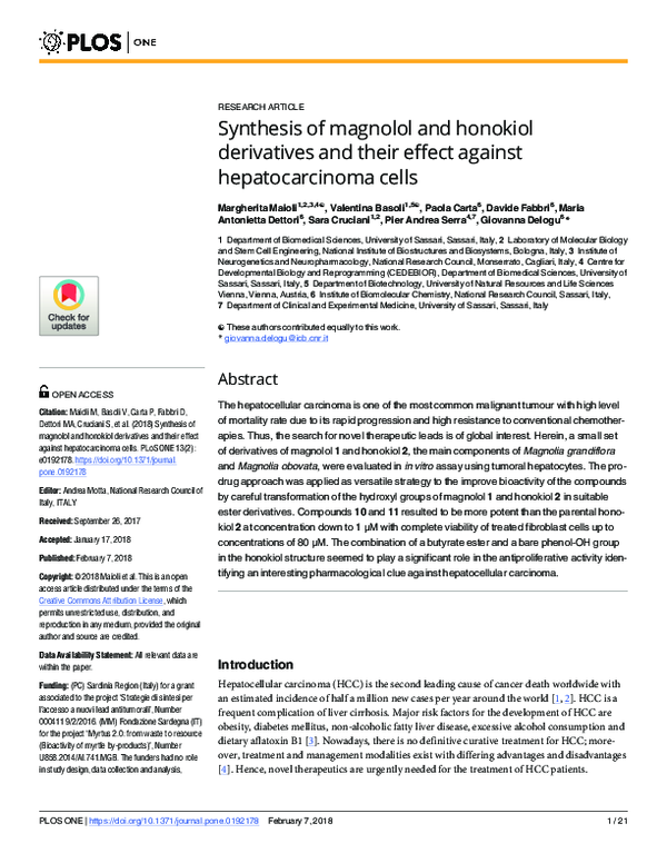 (PDF) Synthesis of magnolol and honokiol derivatives and their effect ...