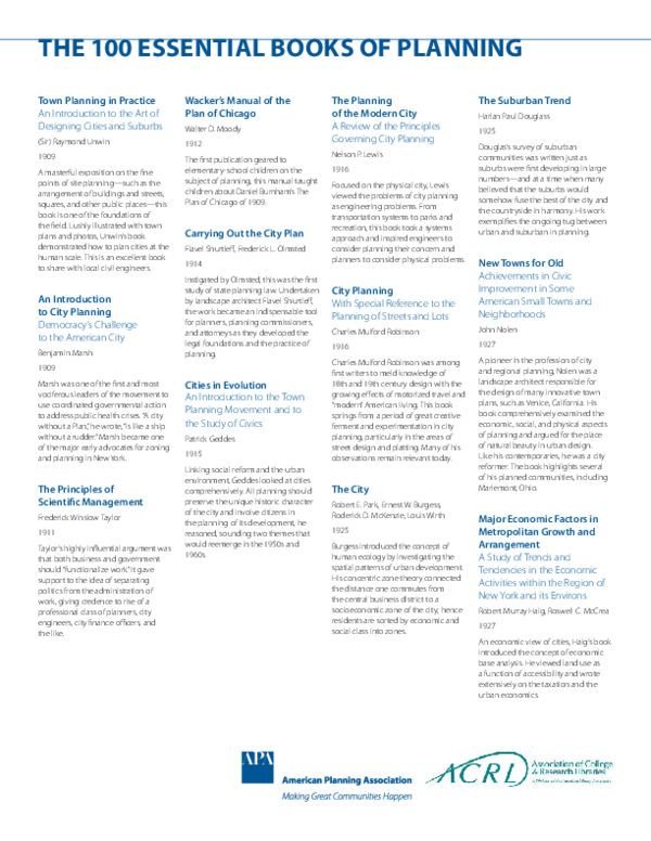 (PDF) Town Planning in Practice An Introduction to the Art of Designing ...