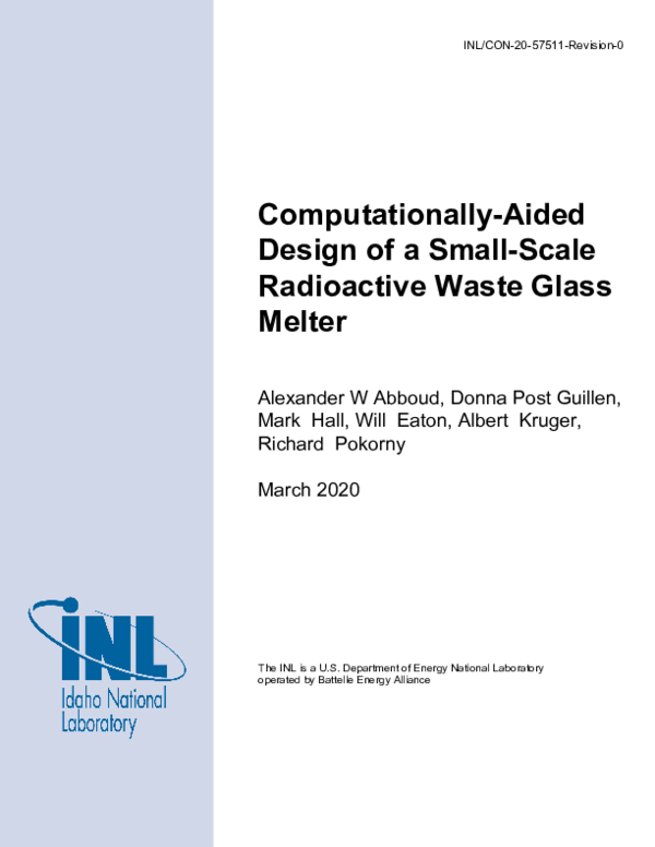 (PDF) Computationally-Aided Design of a Small-Scale Radioactive Waste ...