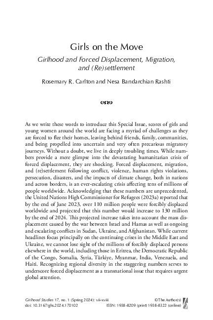 (PDF) Girls on the Move