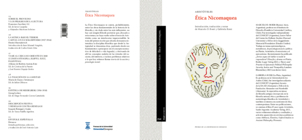 (PDF) Aristóteles, Ética Nicomaquea