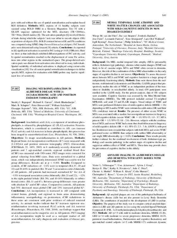 (PDF) Amyloid imaging in Alzheimer’s disease and dementia with lewy ...
