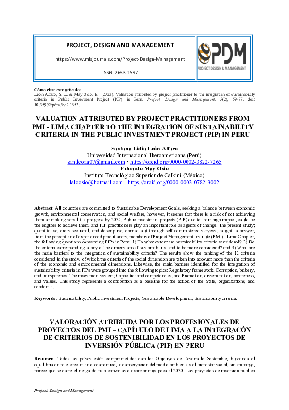 (PDF) Valuation attributed by project practitioner to the integration ...